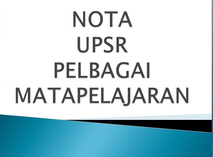 nota upsr - Sumber Pendidikan