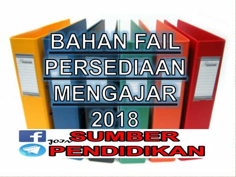 Divider Buku Fail Rekod Persediaan Mengajar 2018 - Sumber Pendidikan